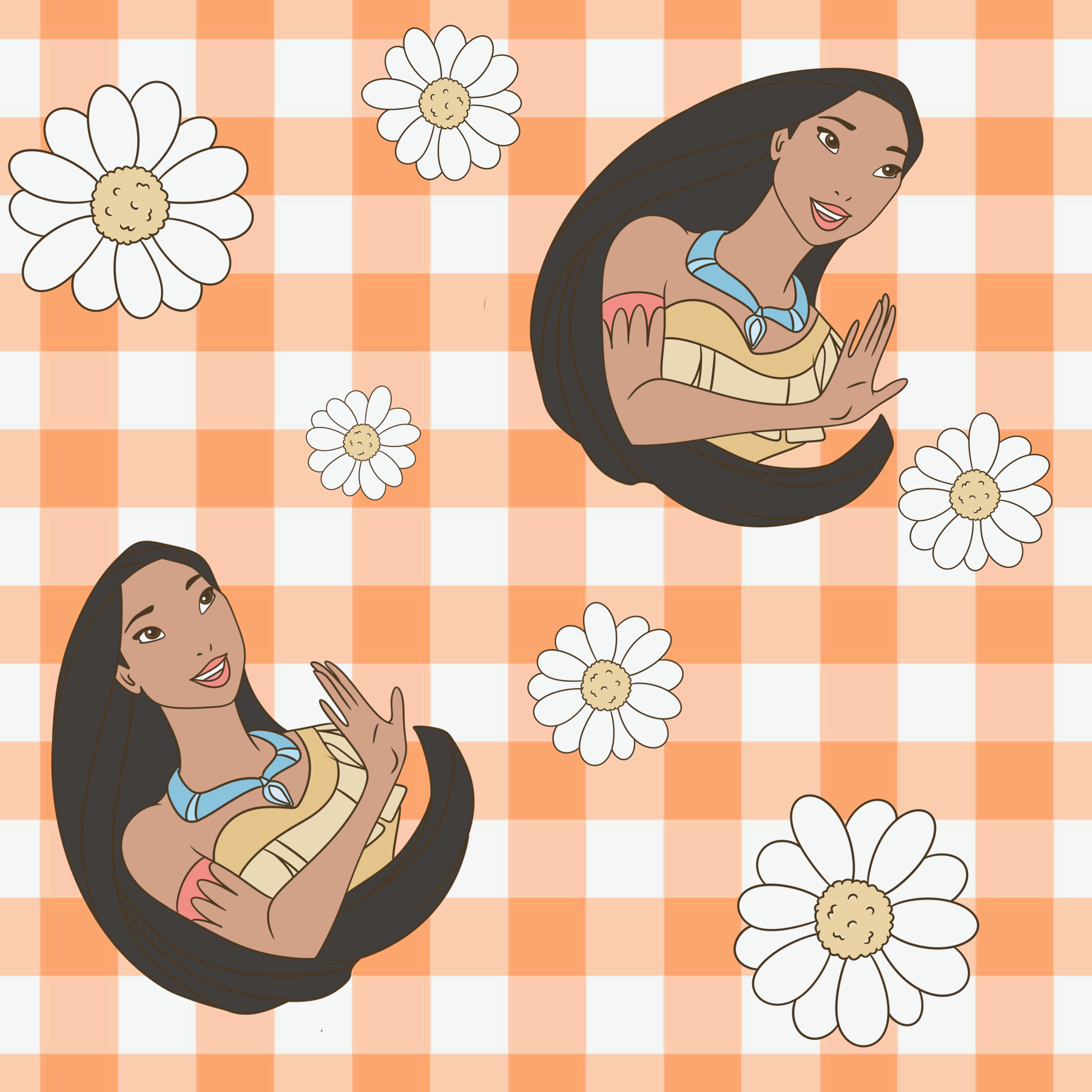 POCAHONTAS Tagged ORANGE Wild Rich Kids pocahontas-tagged-orange-wild-rich-kids